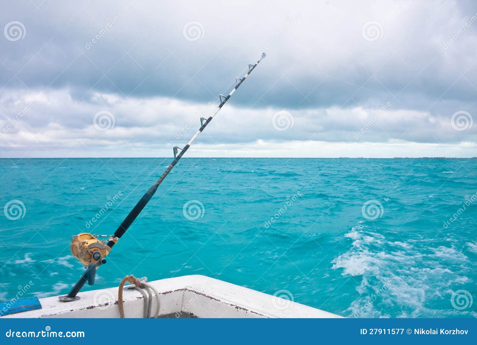 Fishing on the Spinning. Cuba Stock Image - Image of tackle, reel: 27911577
