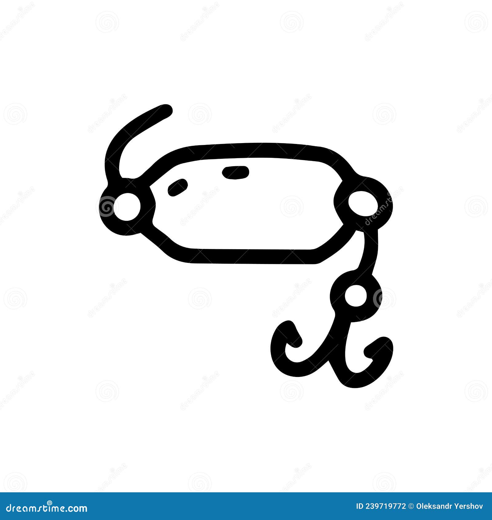 Doodle Fishing Wobble Icon Stock Illustrations – 2 Doodle Fishing ...