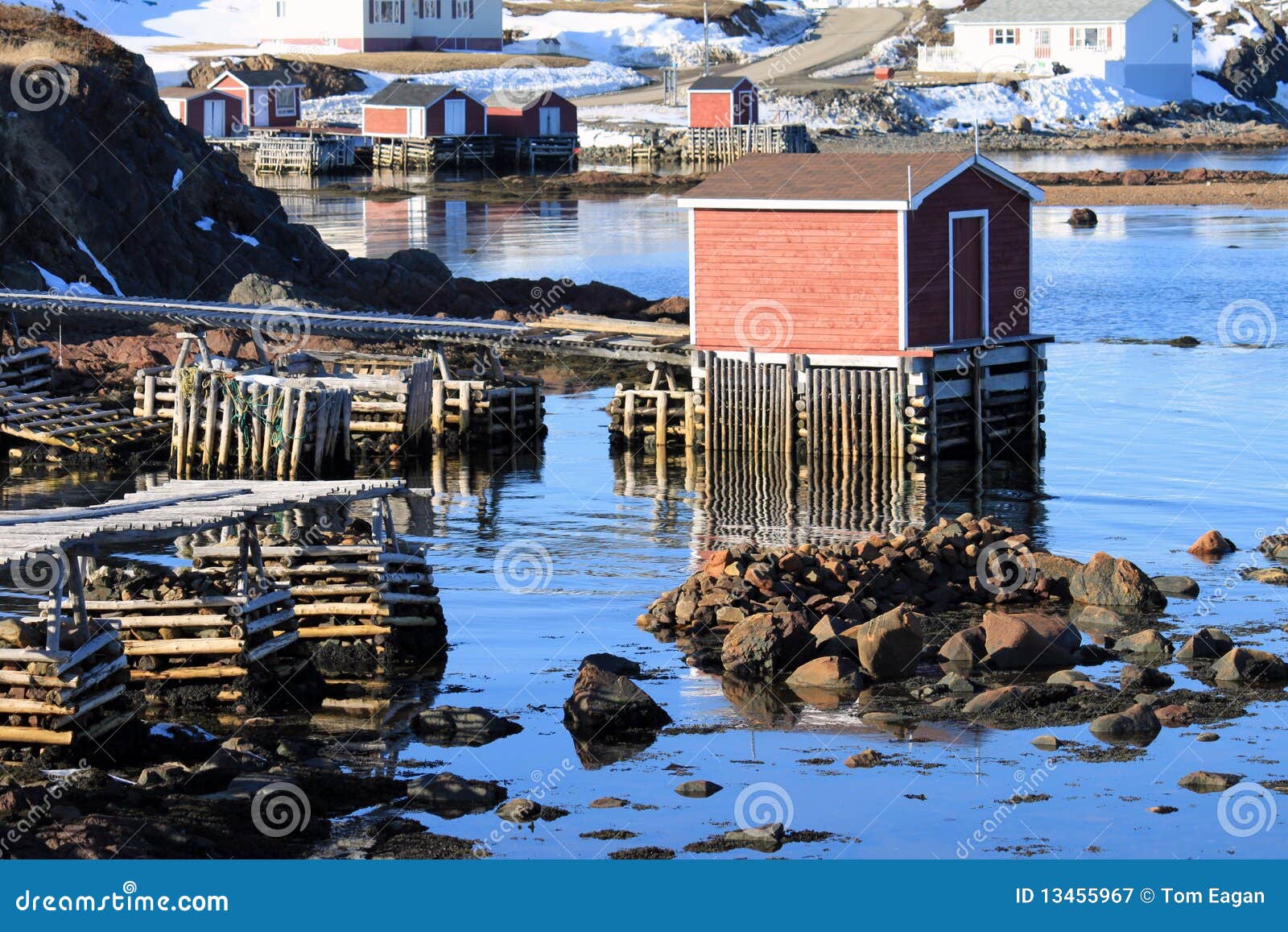 Fishing Stages stock image. Image of water, stages, splitting - 13455967