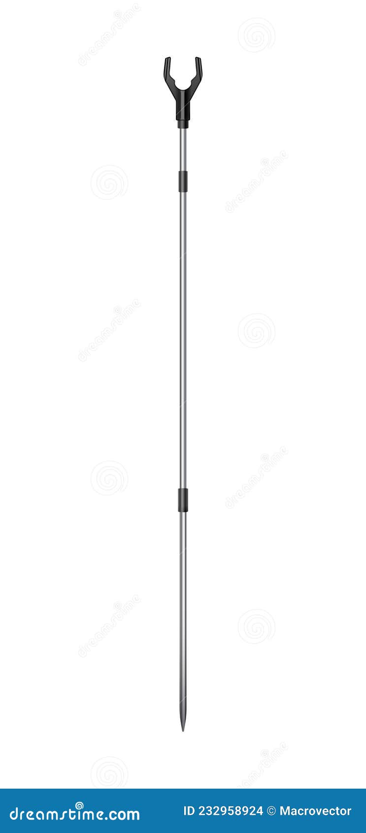 Fishing Stick Realistic Composition Stock Vector - Illustration of ...