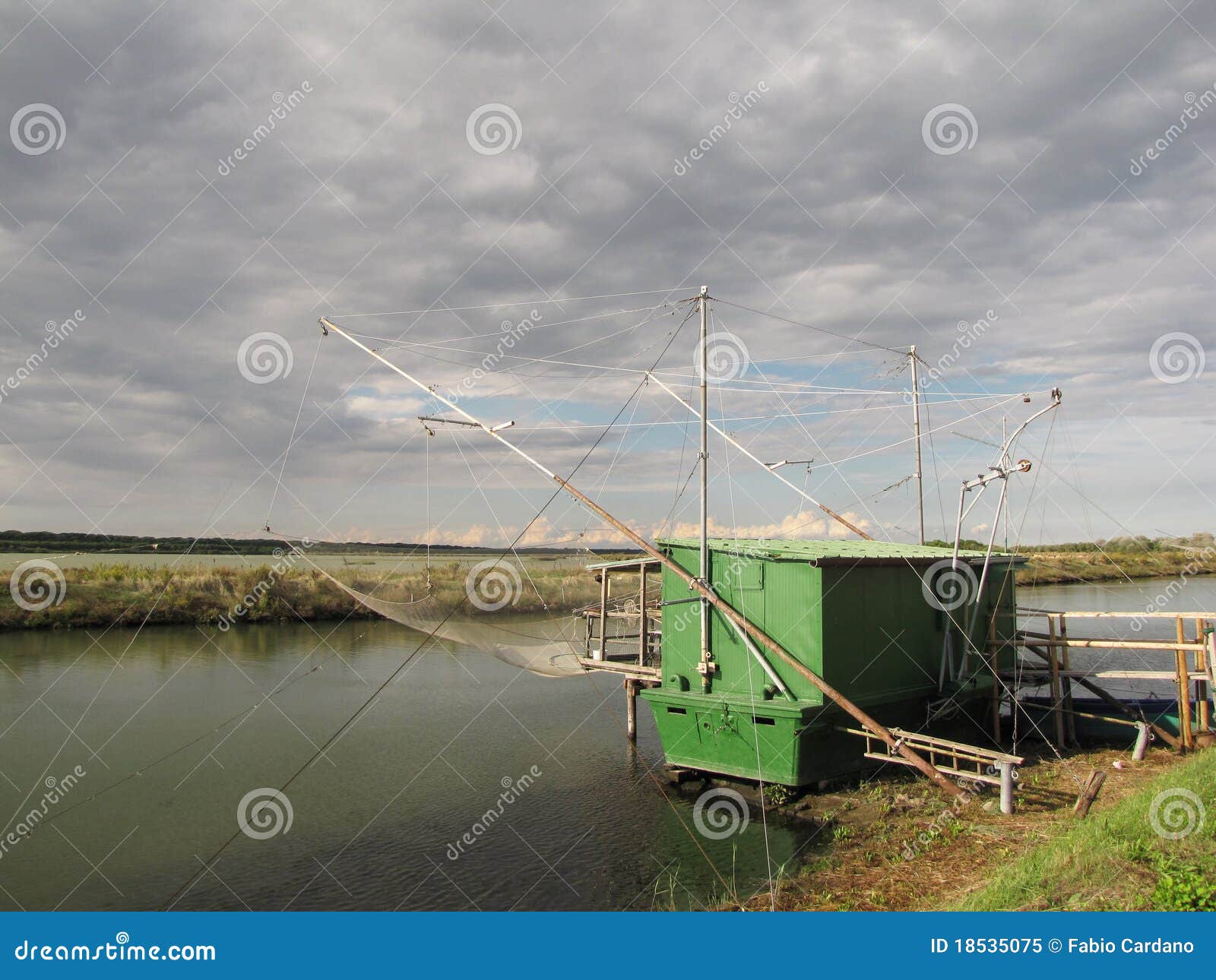 Fishing structure stock image. Image of wood, port, float - 18535075