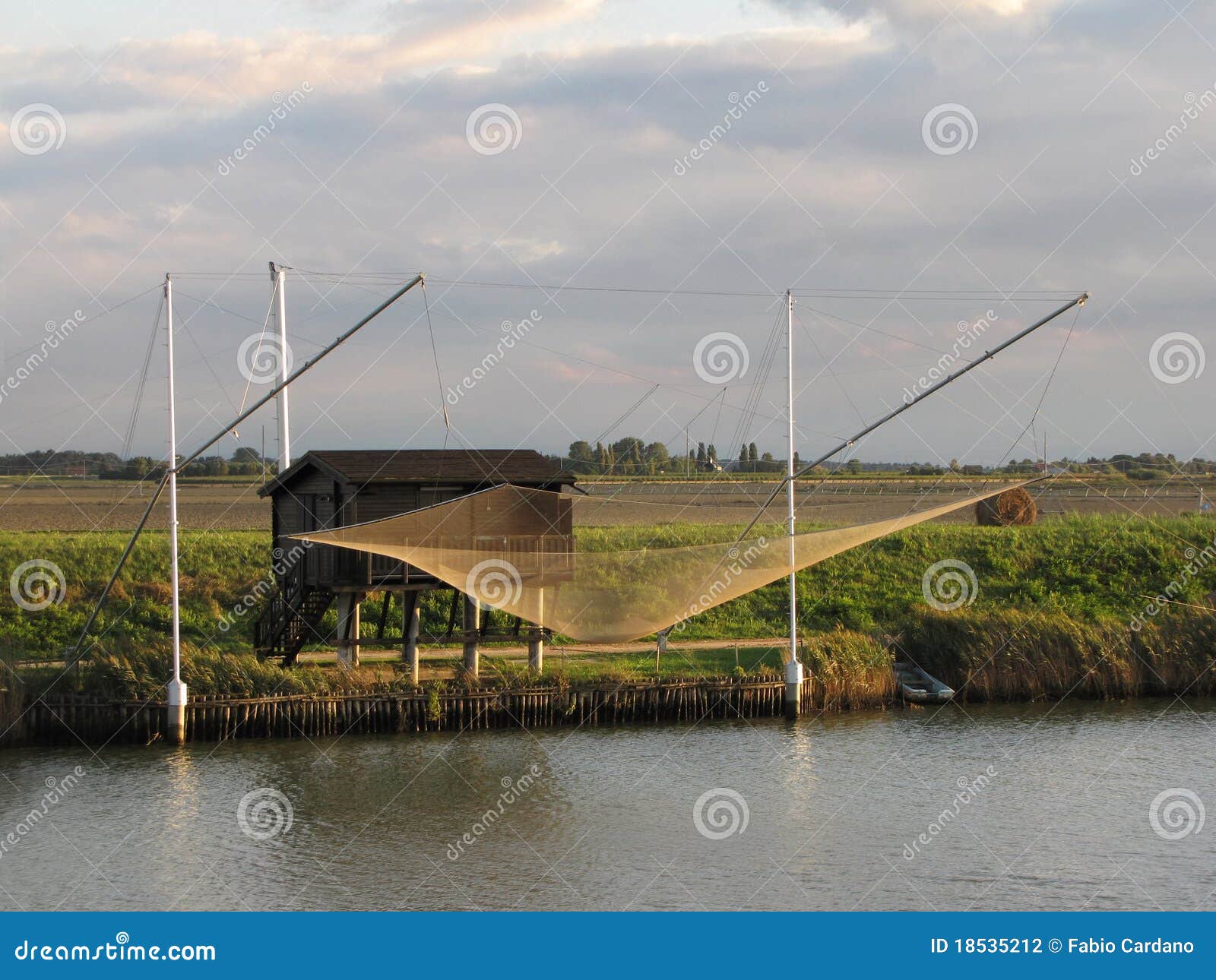 Fishing structure stock photo. Image of home, wooden - 18535212