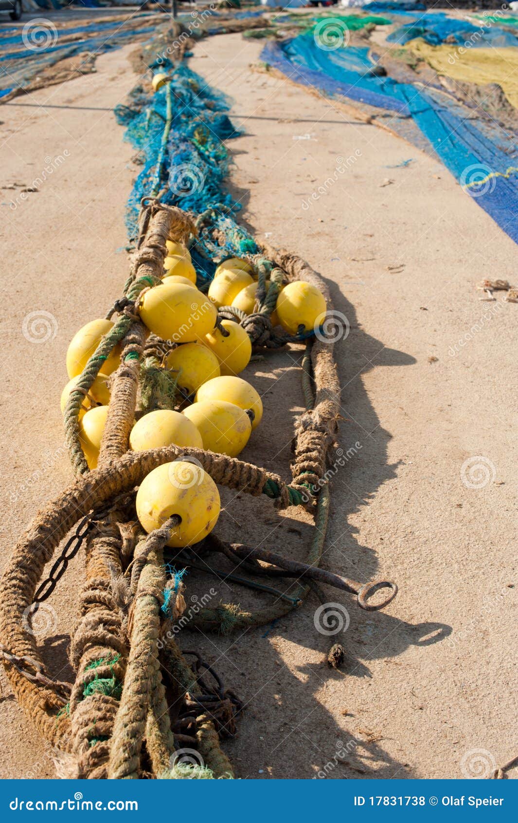 Fishing tackle stock photo. Image of cord, trawl, marine - 17831738