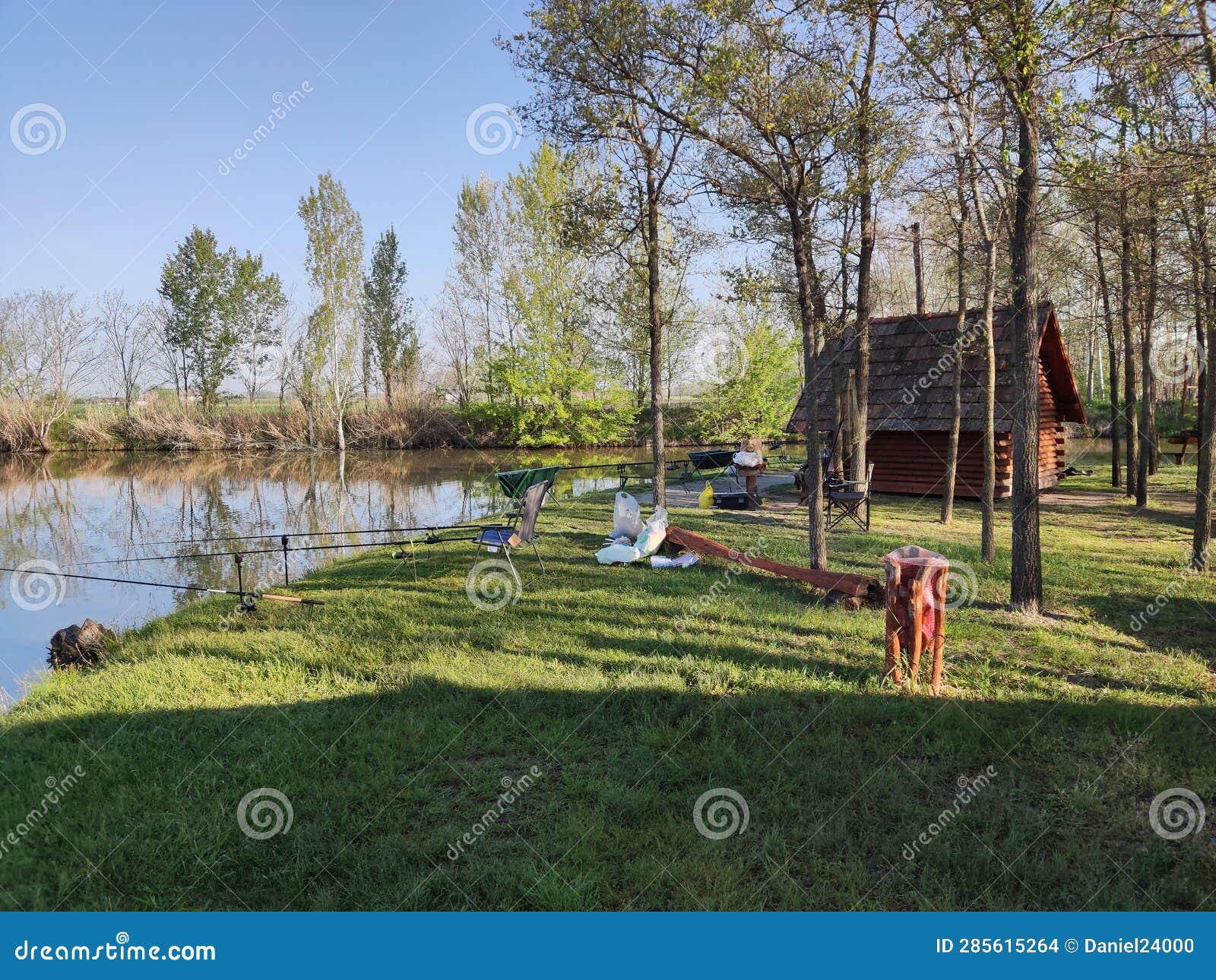 Fishing Time Enjoy Nature Fish Stock Photo - Image of fish, fishing ...