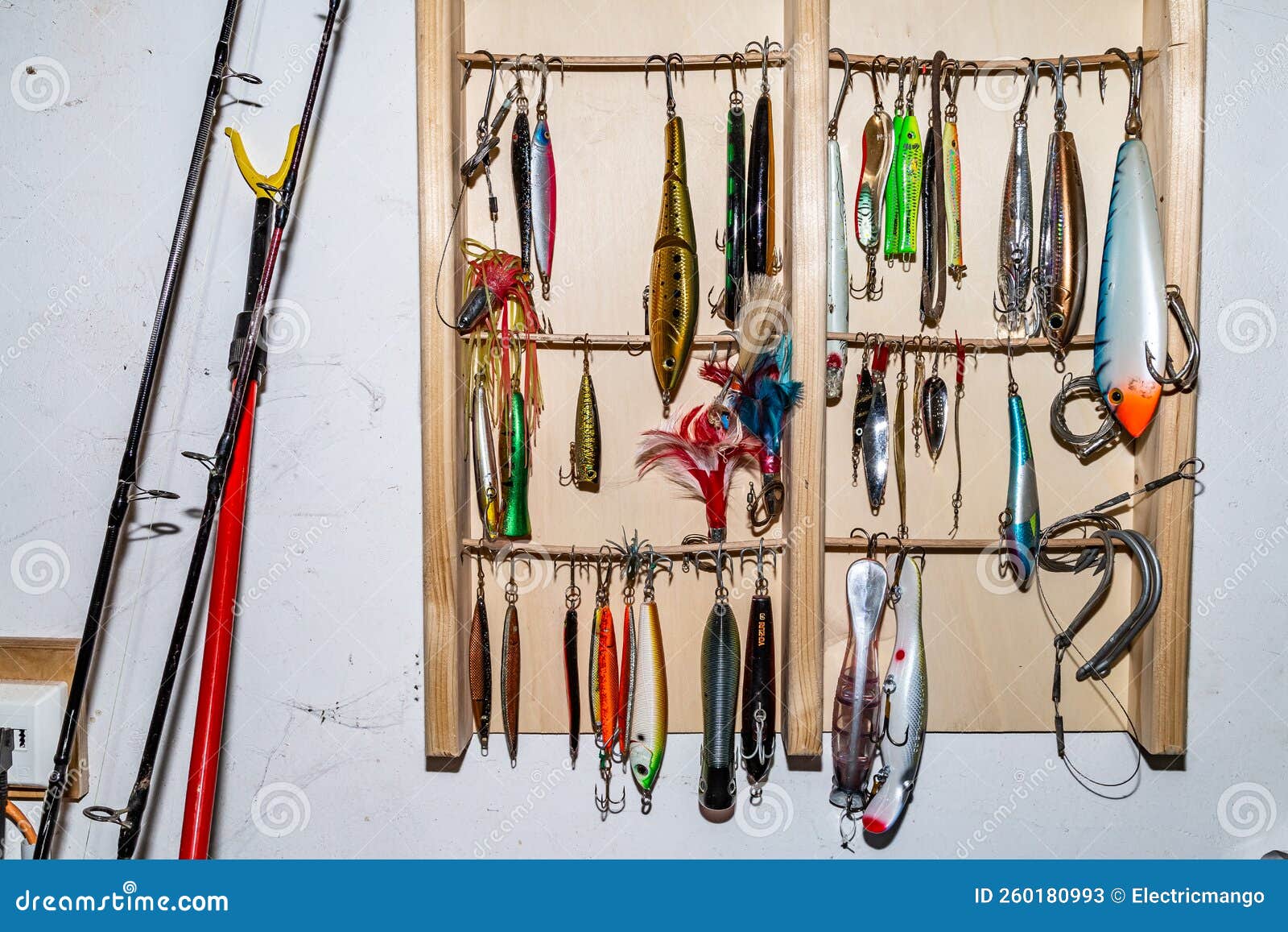 Fishing tools stock image. Image of fisherman, water - 260180993