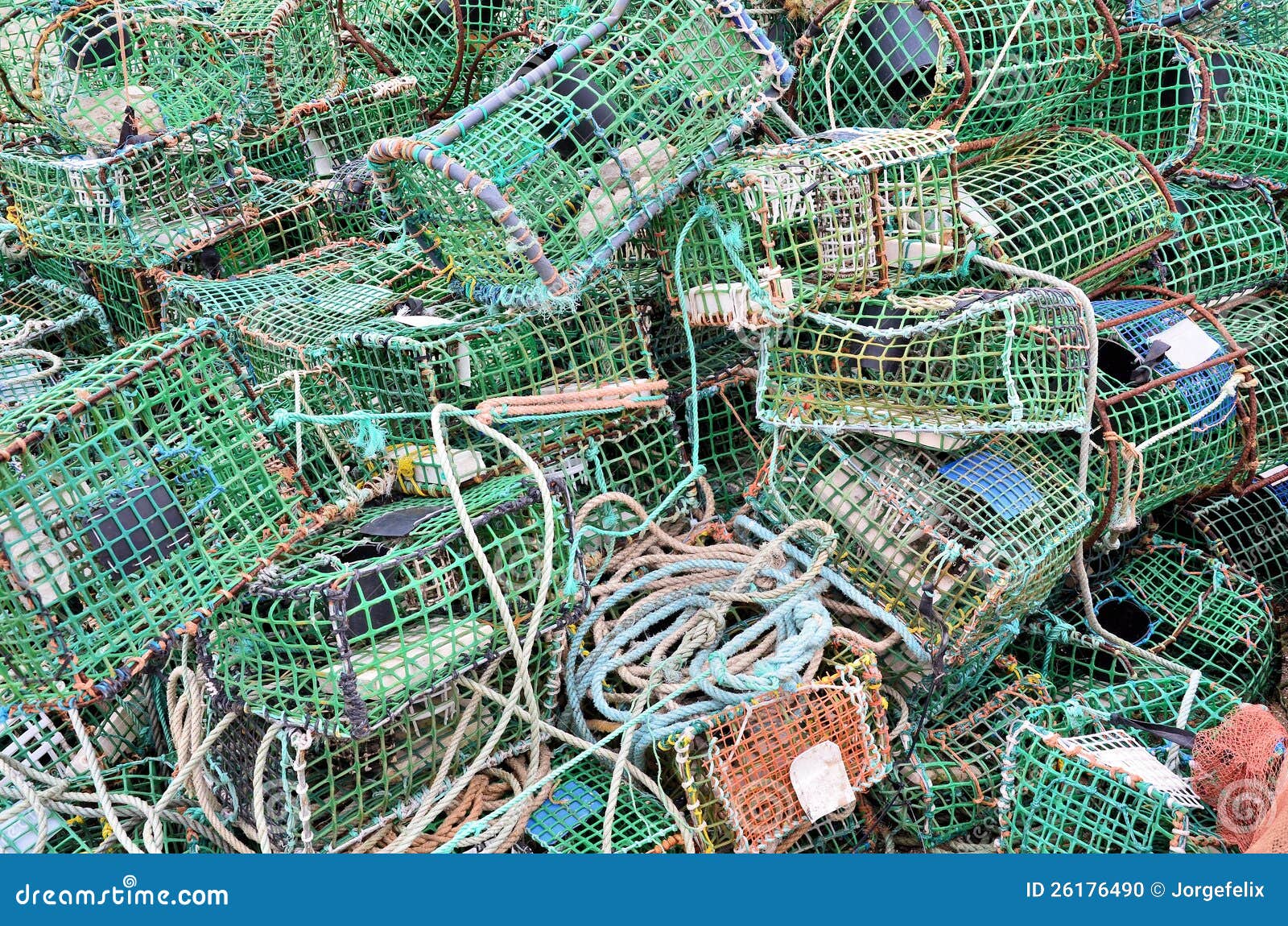 Fishing traps stock photo. Image of handmade, shellfish - 26176490