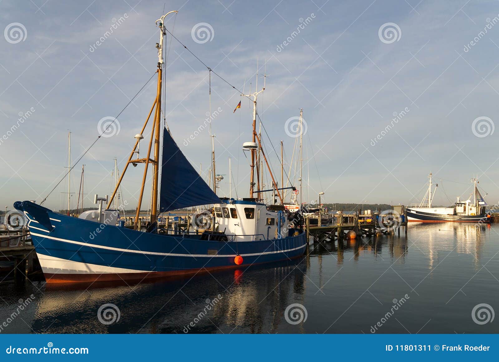 Fishing trawler stock image. Image of morning, recording - 11801311