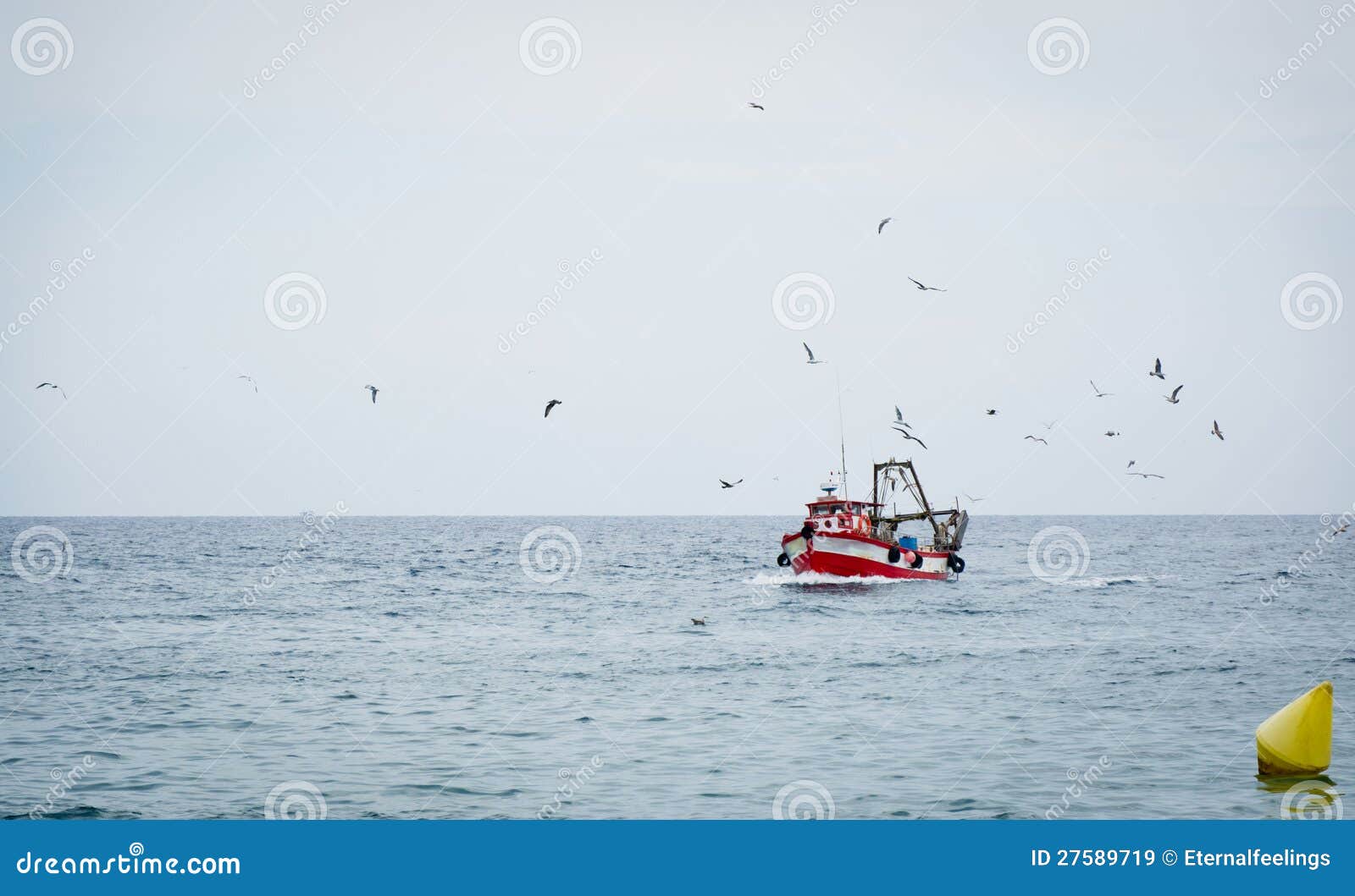 Fishing trawler stock image. Image of fishermen, ocean - 27589719
