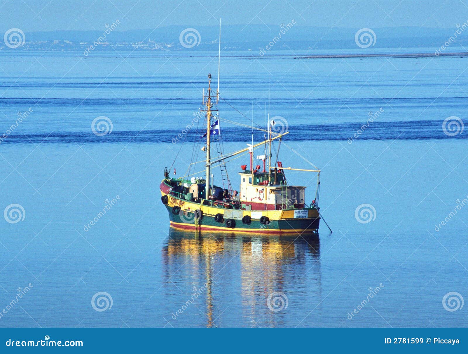Fishing vessel stock image. Image of anchor, port, river - 2781599