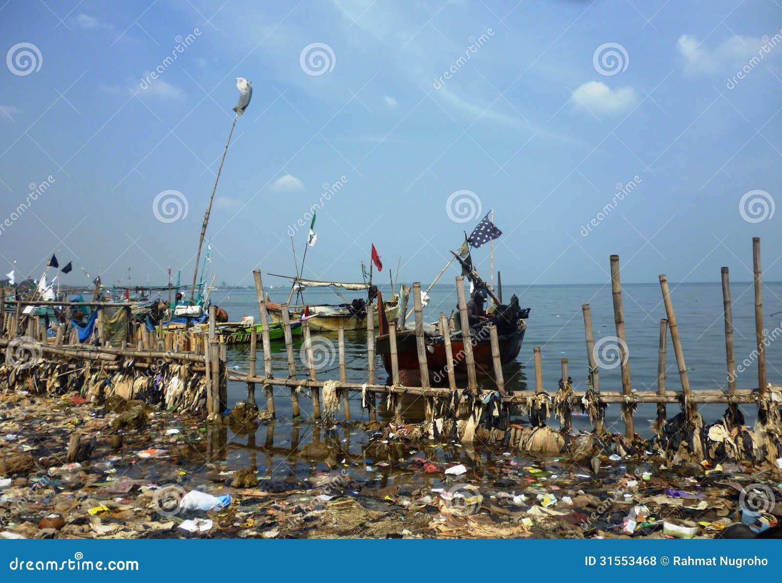 Fishing village editorial stock photo. Image of water - 31553468
