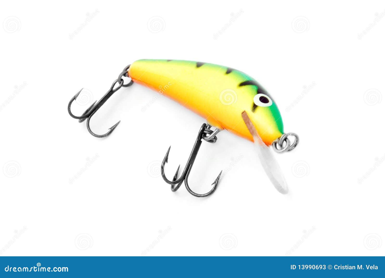 Fishing wobbler stock image. Image of isolated, head - 13990693