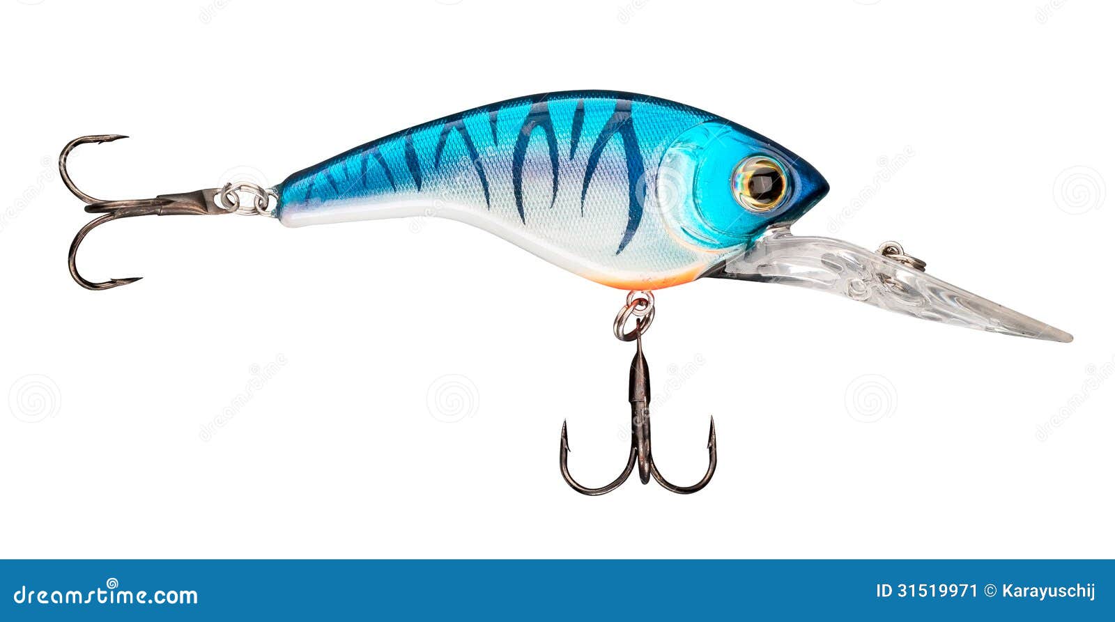 Fishing Wobbler stock image. Image of sport, white, artificial - 31519971