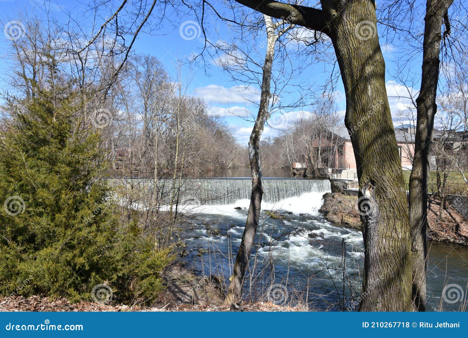 Fishkill Overlook Falls in Beacon, New York Stock Photo - Image of ...