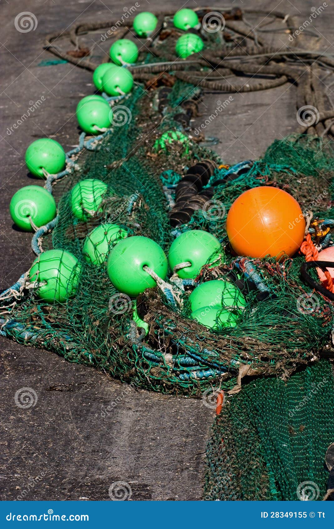 Fishnet stock image. Image of marine, pier, flow, fish - 28349155