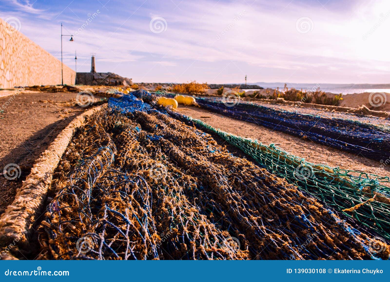 Fishnet. stock photo. Image of design, architecture - 139030108