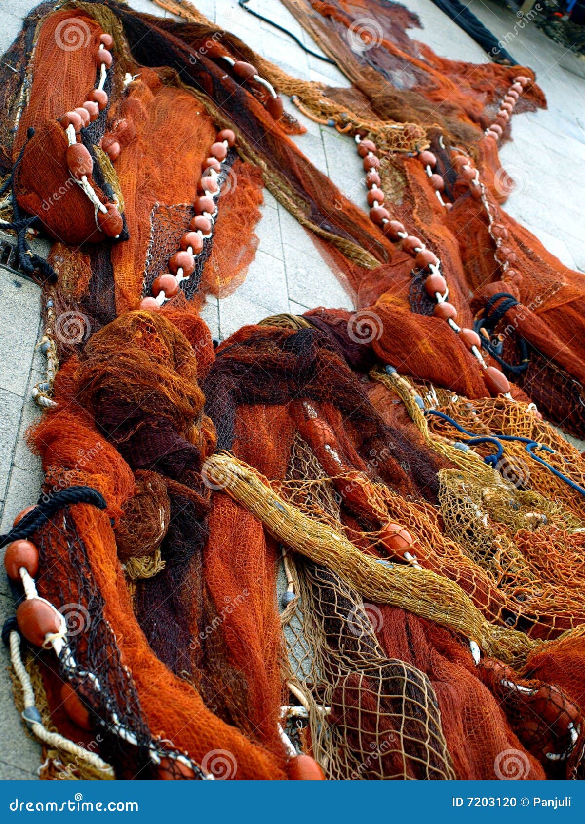 Fishnets stock photo. Image of fishingcolor, tools, fishnets - 7203120
