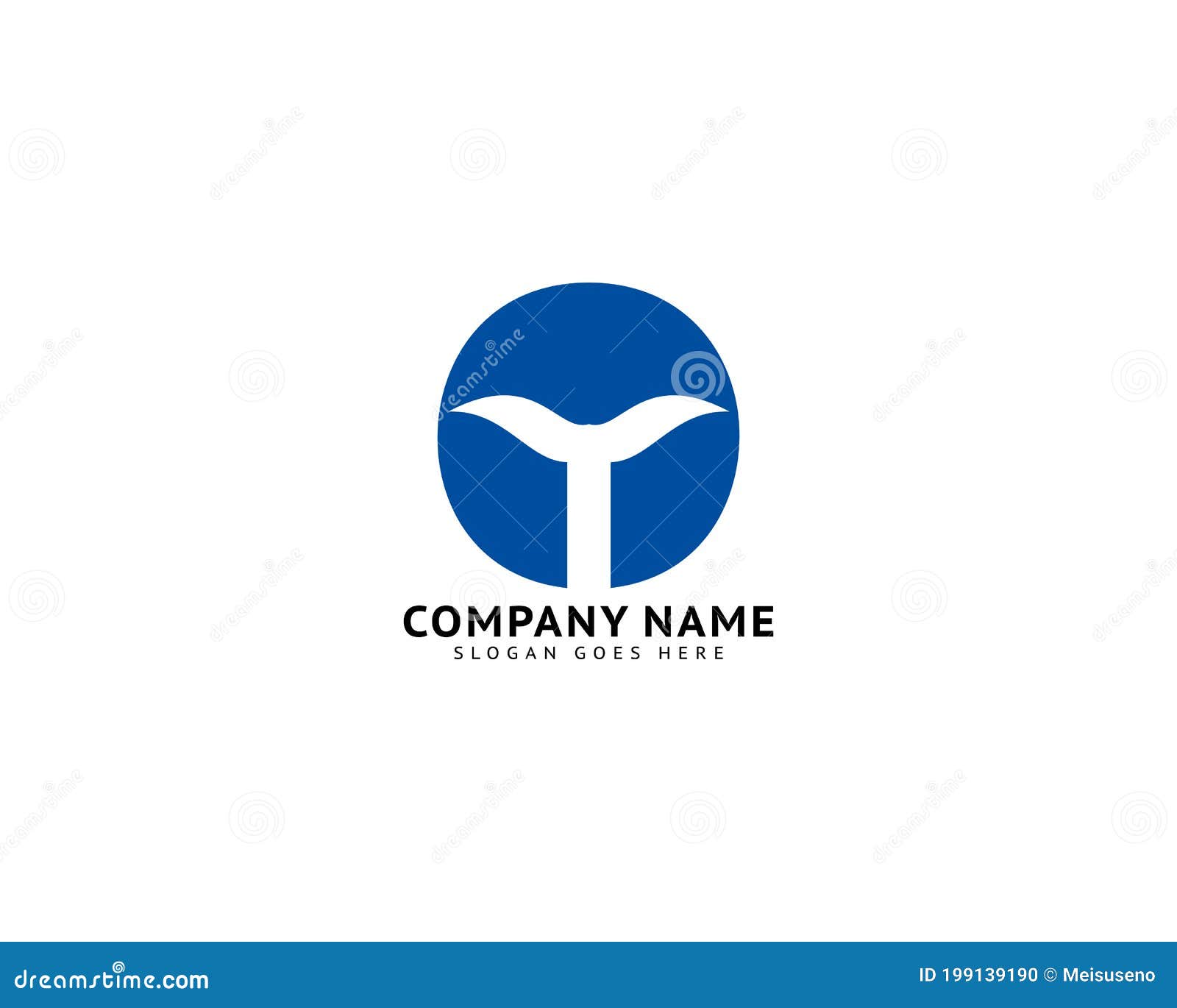 Fishtail Vector Icon Logo Design Stock Vector - Illustration of ...