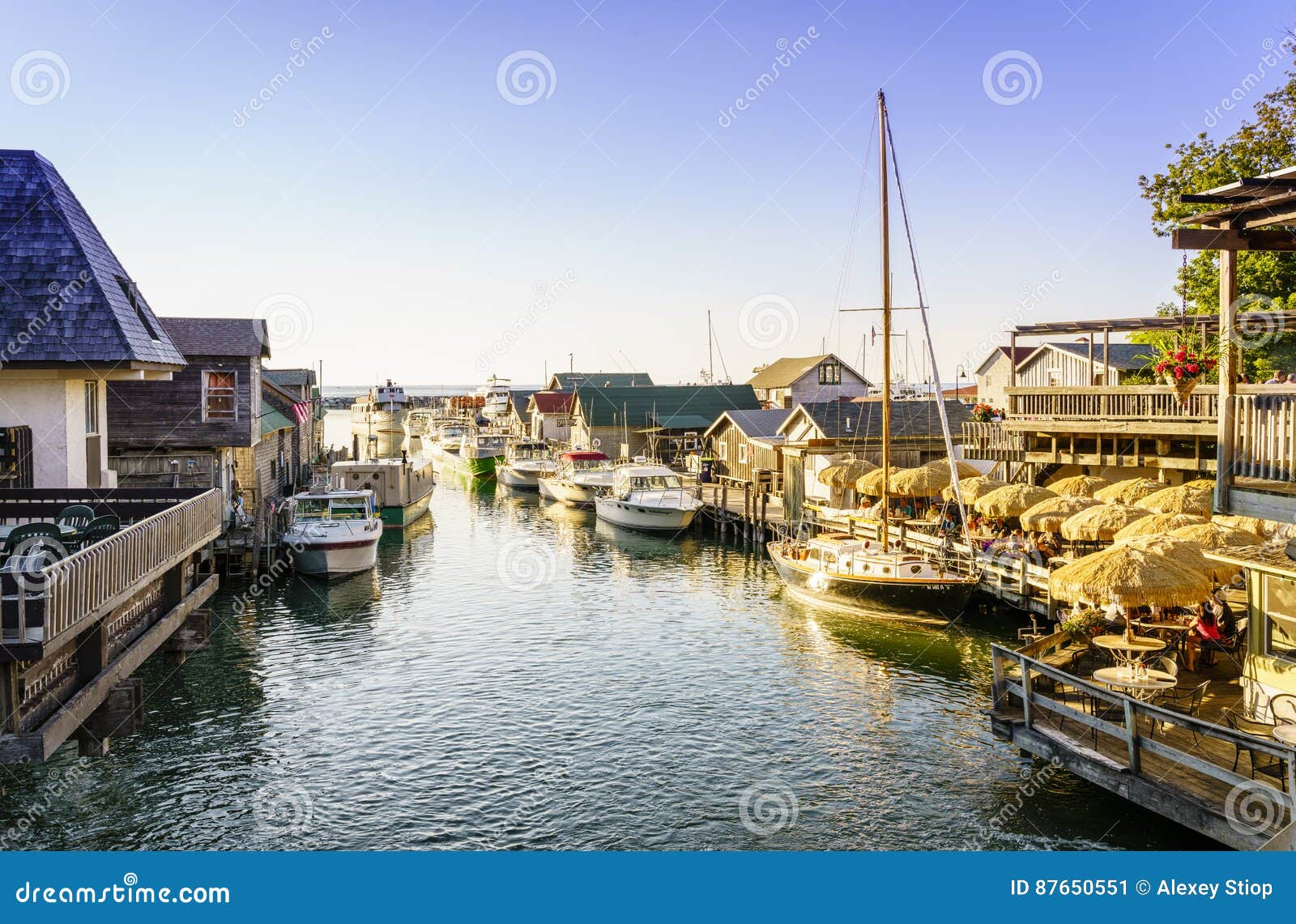 Fishtown redactionele foto. Image of amerika, midwesten - 87650551