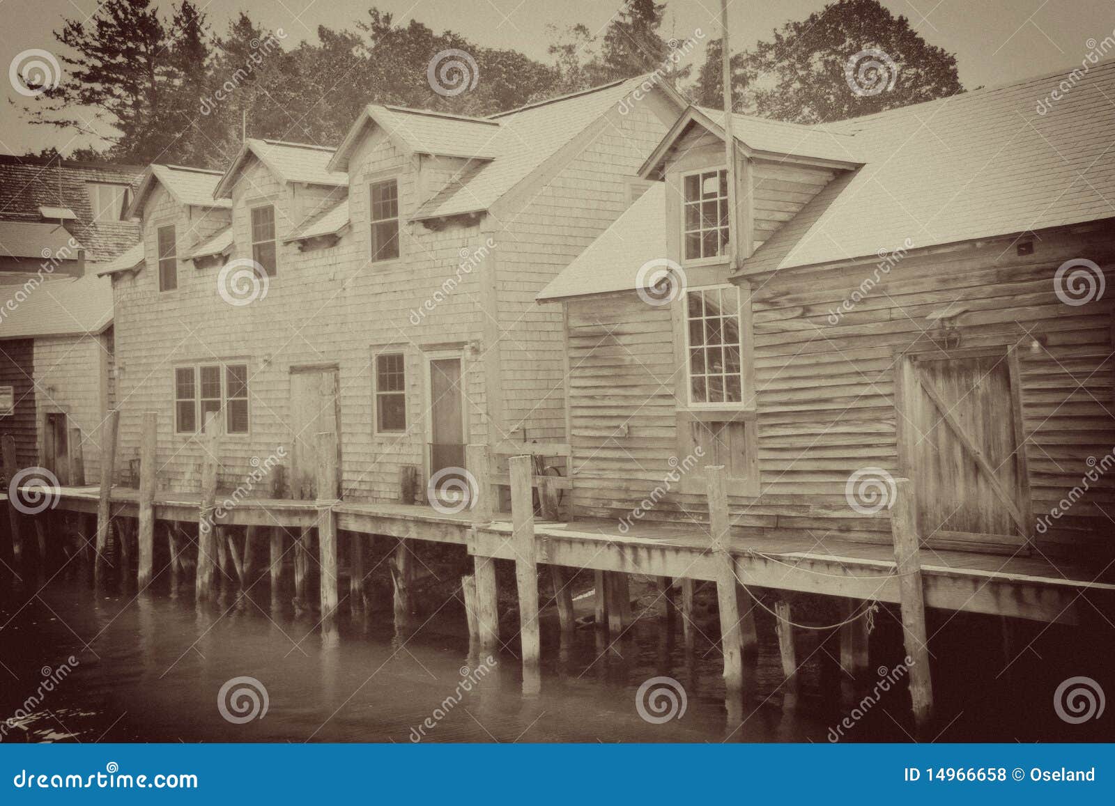Fishtown - Leland, Michigan Stock Photo - Image of historic, structures ...
