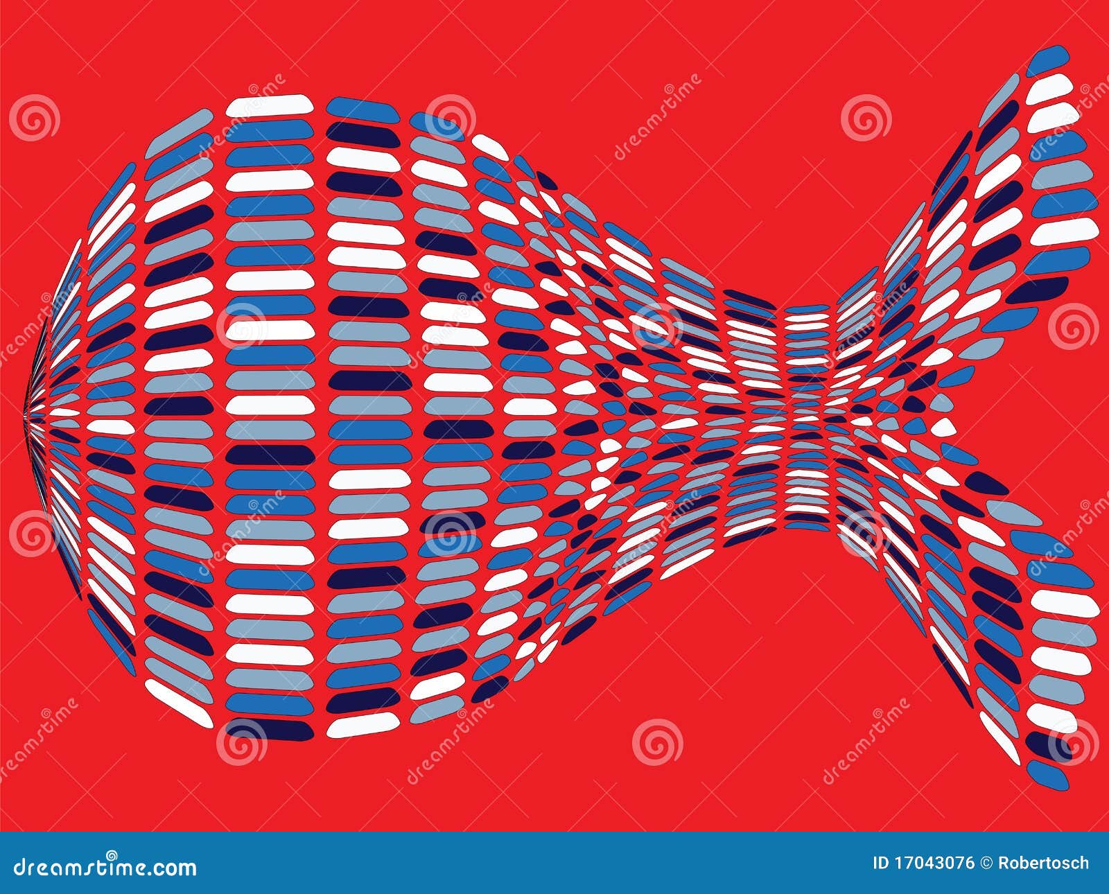Fishy shape stock vector. Illustration of raster, fish - 17043076