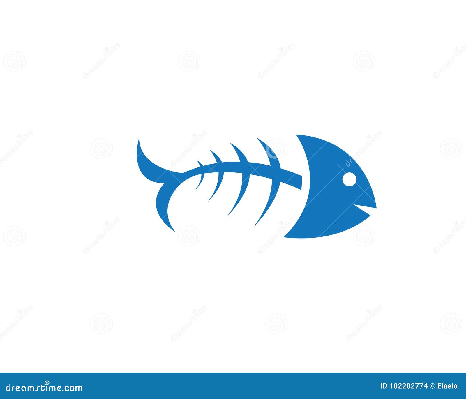 Fisk Logo Template stock illustrationer. Illustration av natur - 102202774