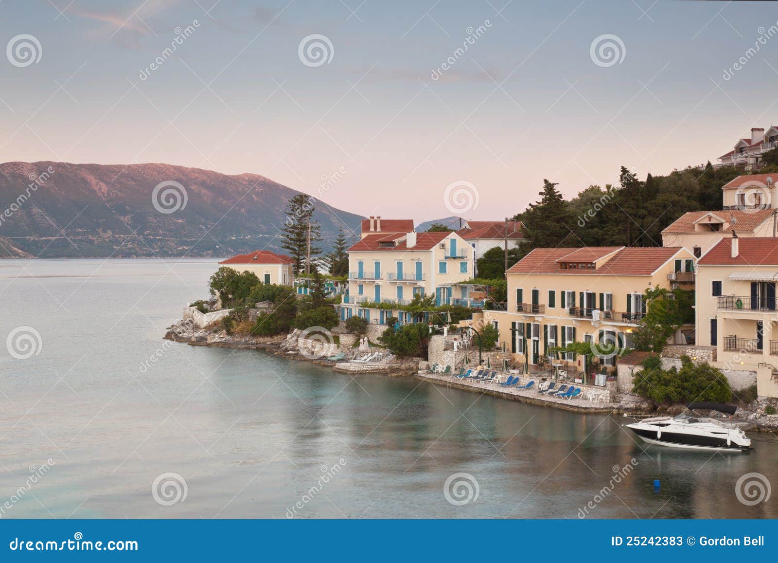 Fiskardo stock image. Image of beach, kefalonia, fiscardo - 25242383