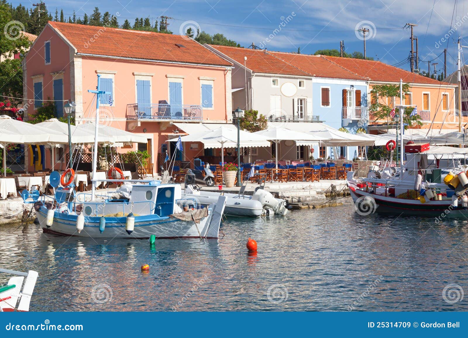 Fiskardo stock image. Image of fiscardo, island, boat - 25314709