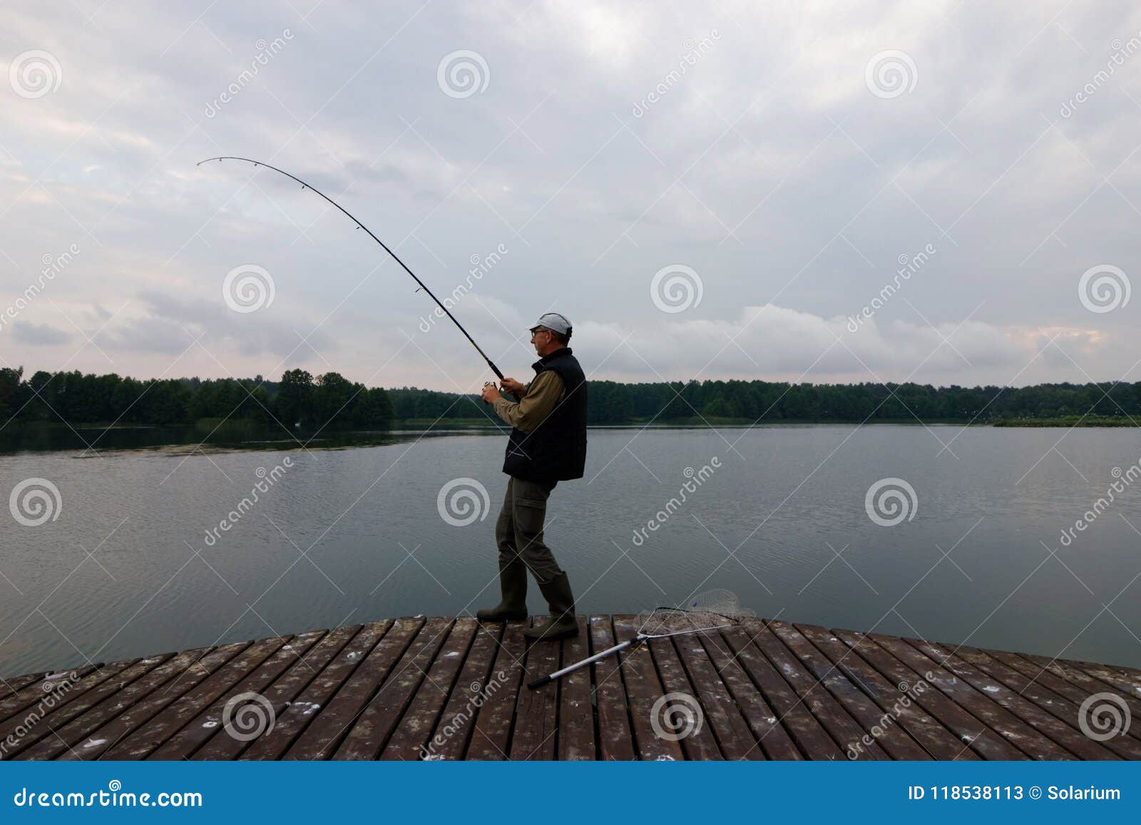 Fiskare fotografering för bildbyråer. Bild av reflexioner - 118538113