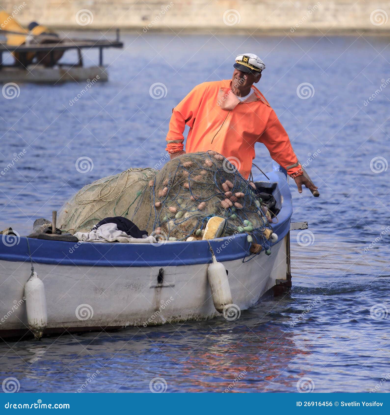 Fiskare. redaktionell bild. Bild av person, sport, restaurang - 26916456