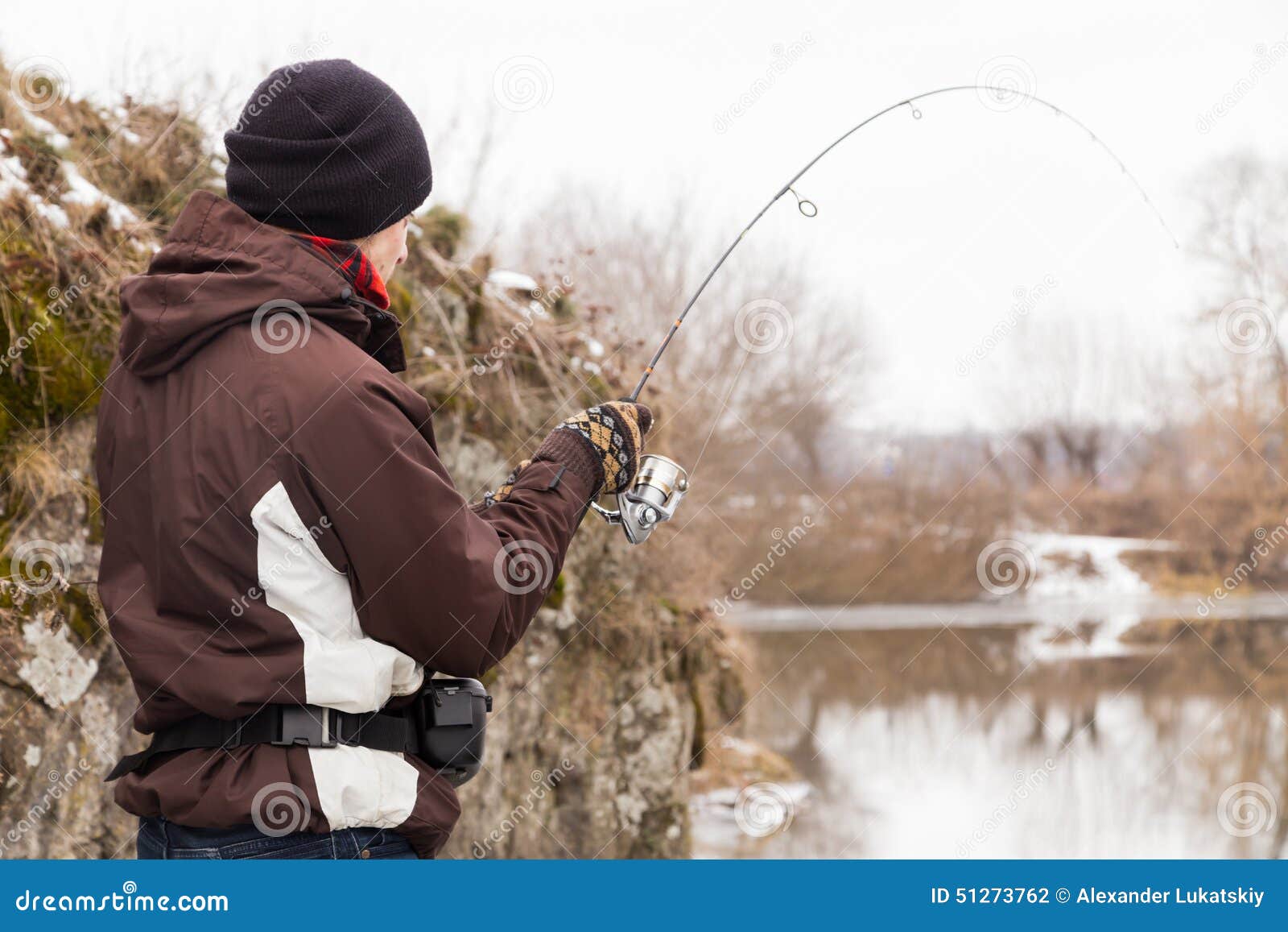 Fiskare arkivfoto. Bild av livsstil, utomhus, familj - 51273762