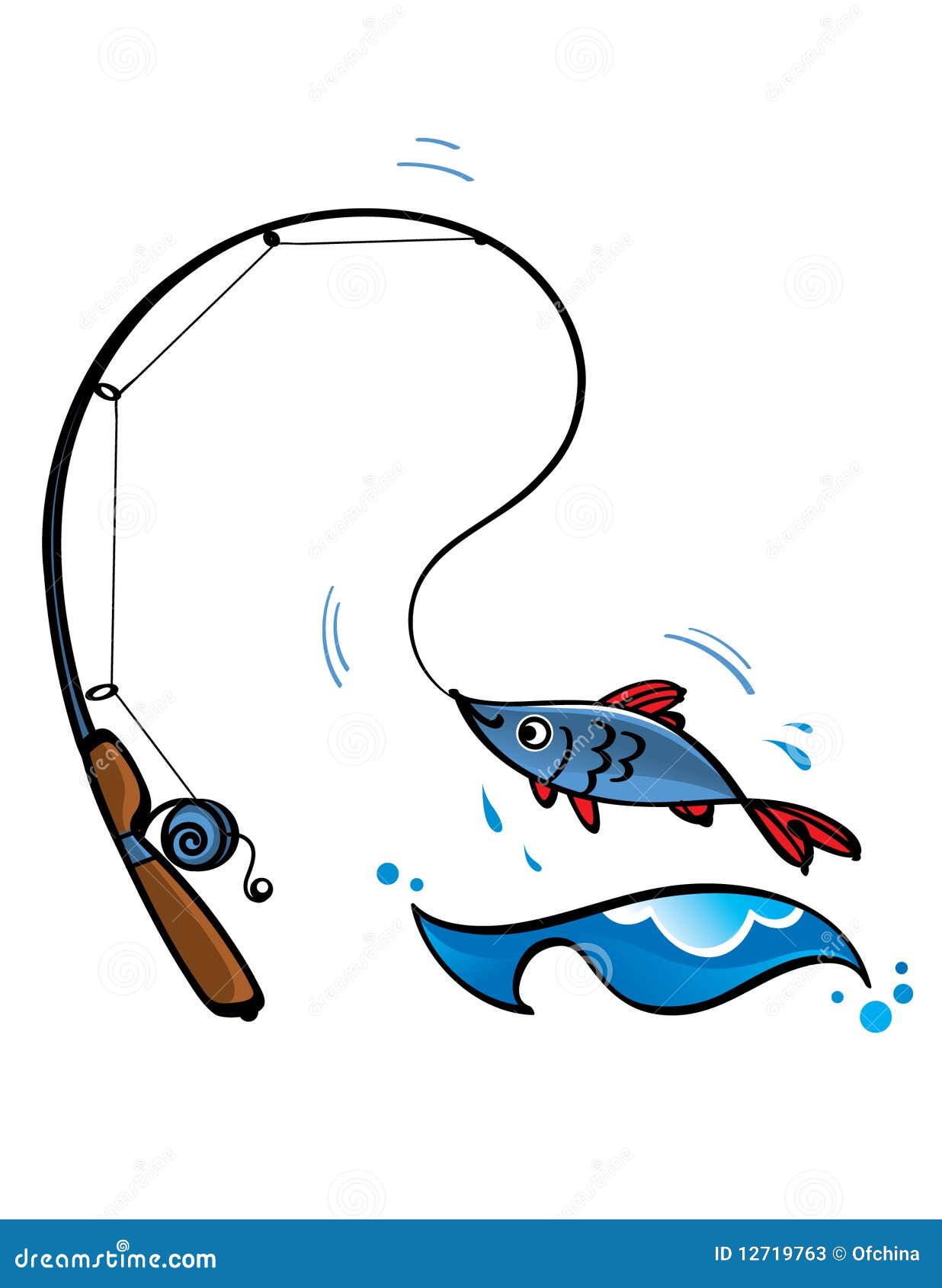 Fiske vektor illustrationer. Illustration av tugga, krok - 12719763