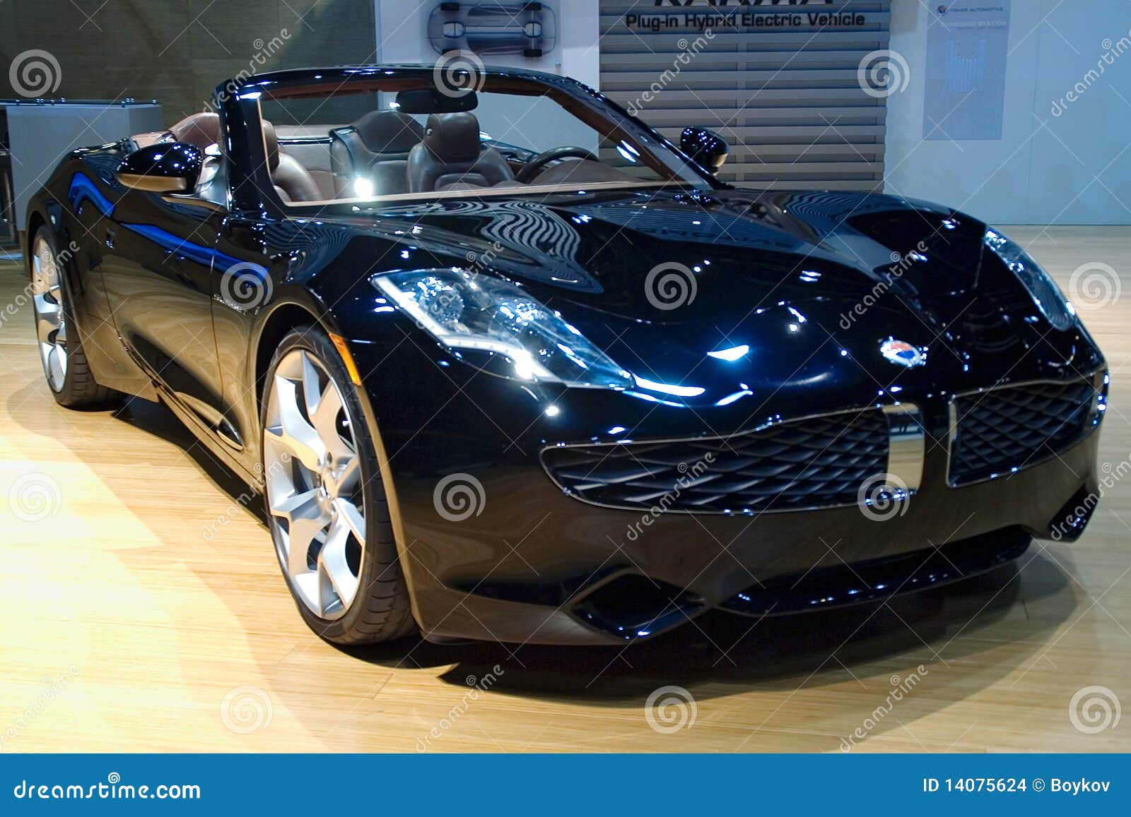Fisker Karma Plug-in Hybrid Model 2010 Editorial Stock Image - Image of ...