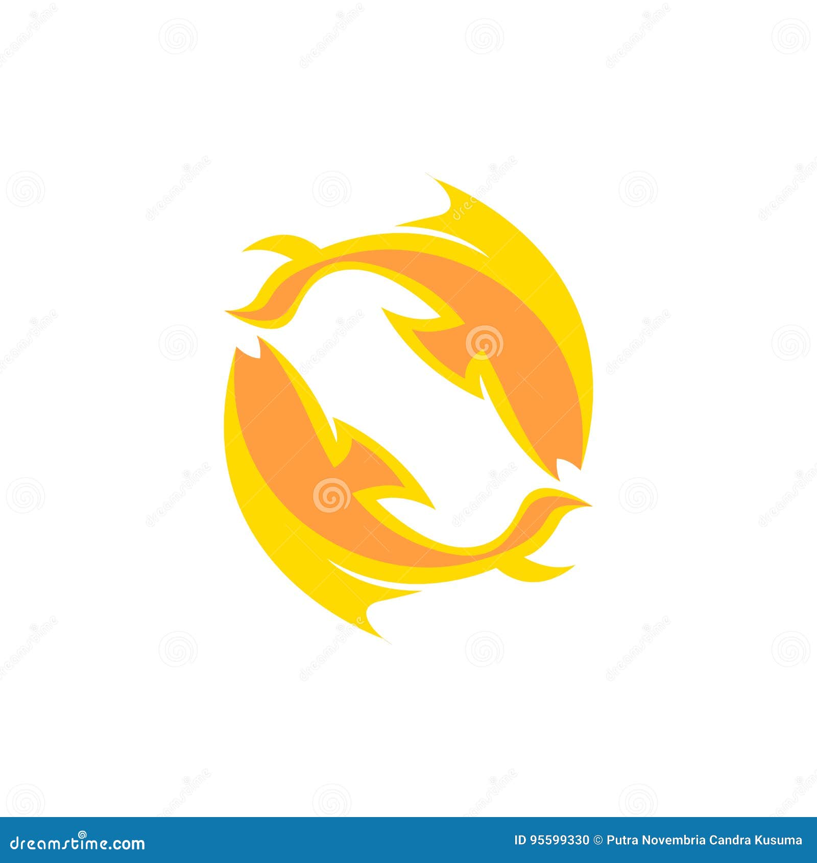 Fisksymbol Logo Design Element Vektor Illustrationer - Illustration av ...