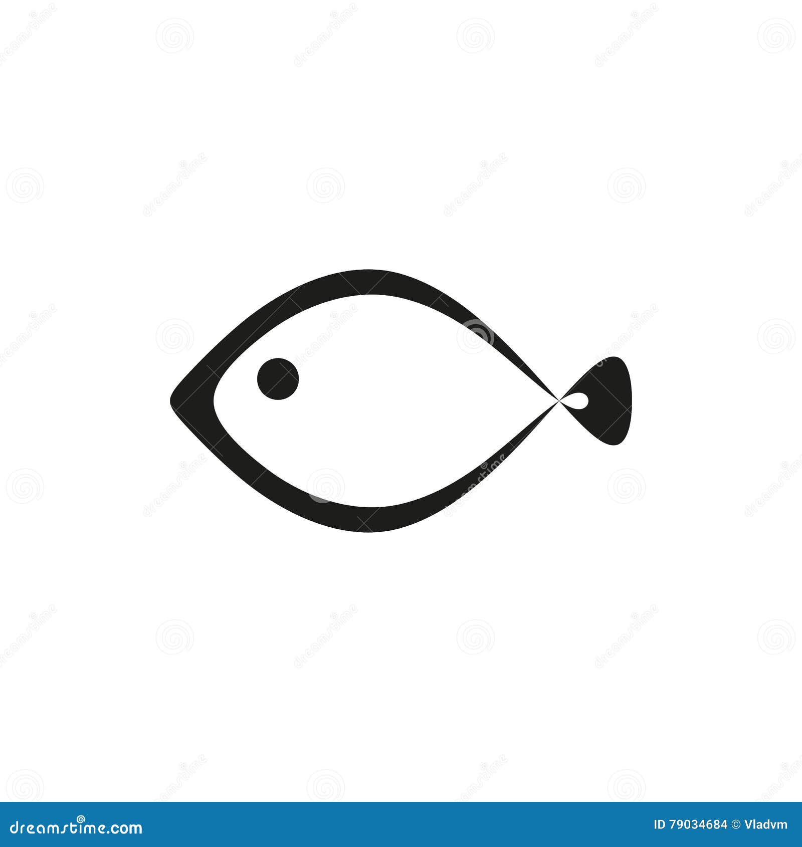 Fisksymbolen Havs- Symbol Plant Stock Illustrationer - Illustration av ...