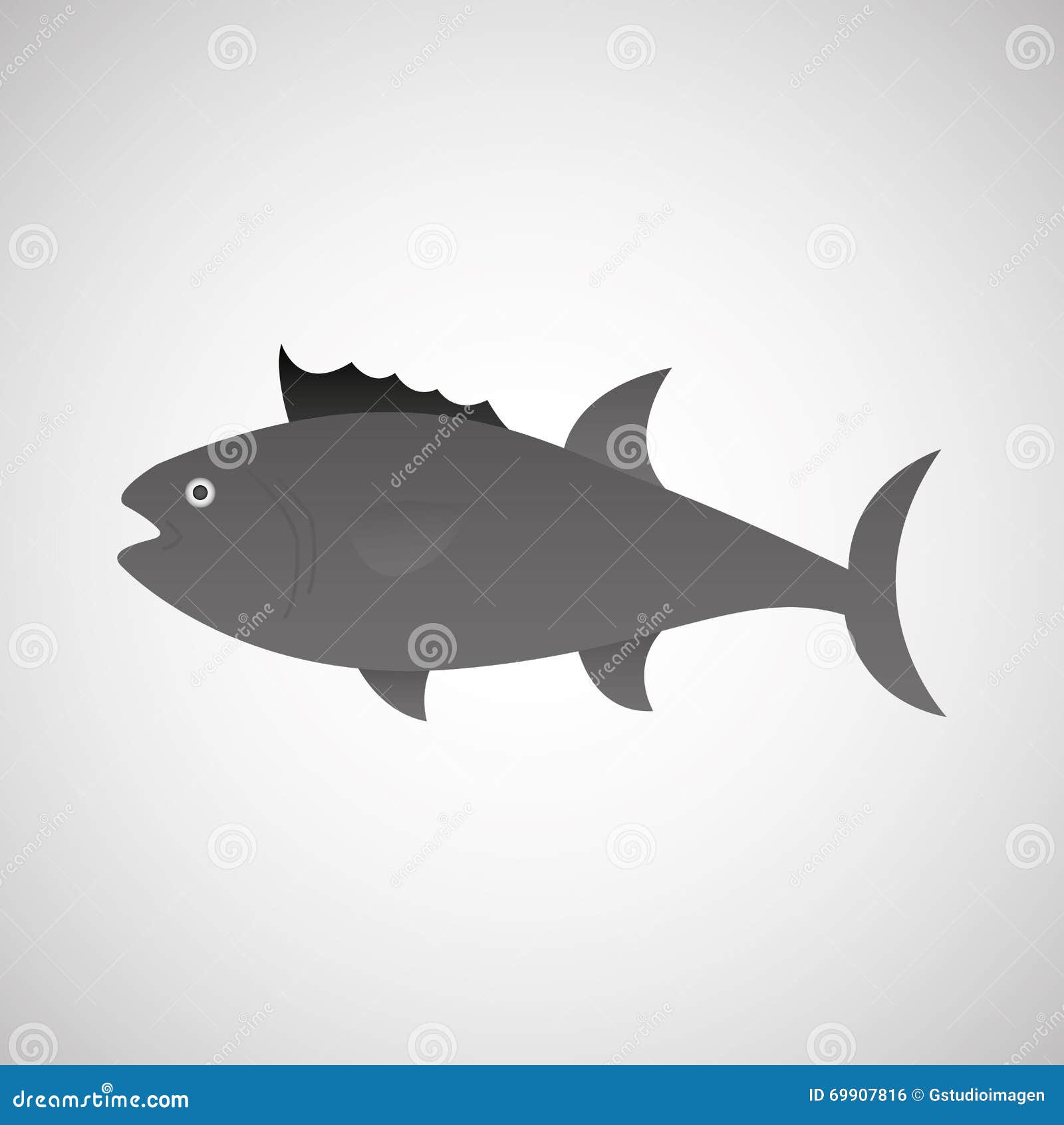 Fisksymbolsdesign stock illustrationer. Illustration av illustration ...