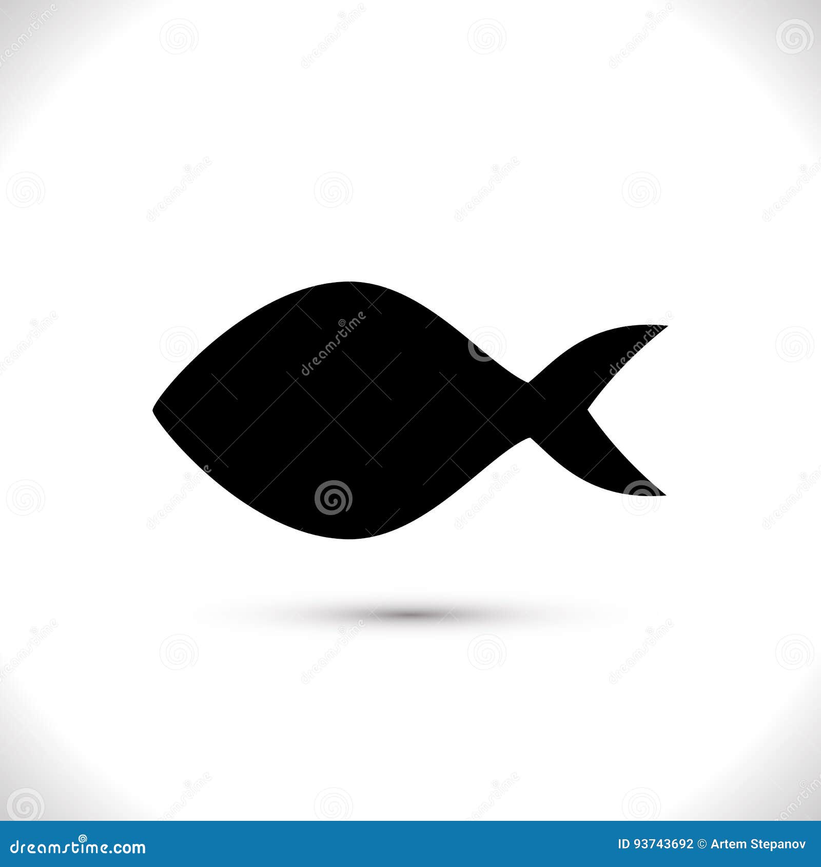 Fiskvektorsymbol vektor illustrationer. Illustration av isolerat - 93743692