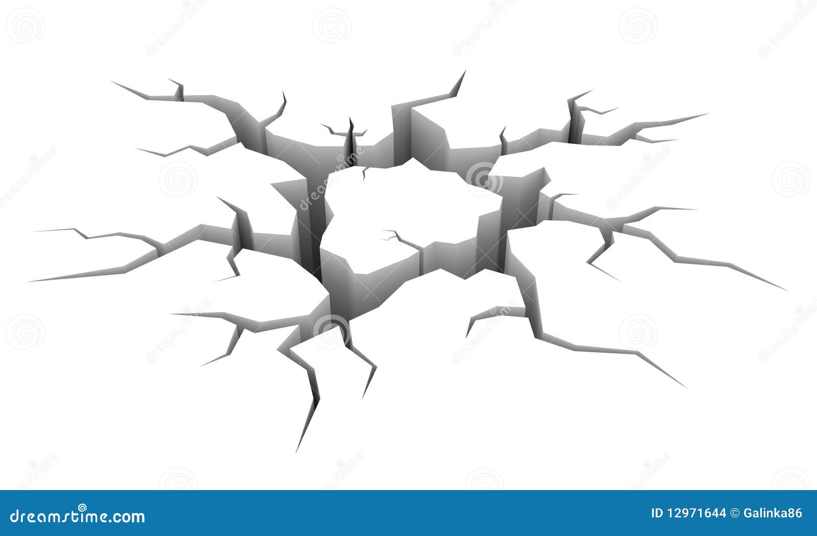 Fissure illustration stock. Illustration du crevasse - 12971644