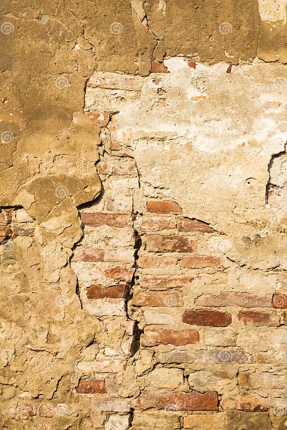 Fissure in the wall stock image. Image of background - 47558259