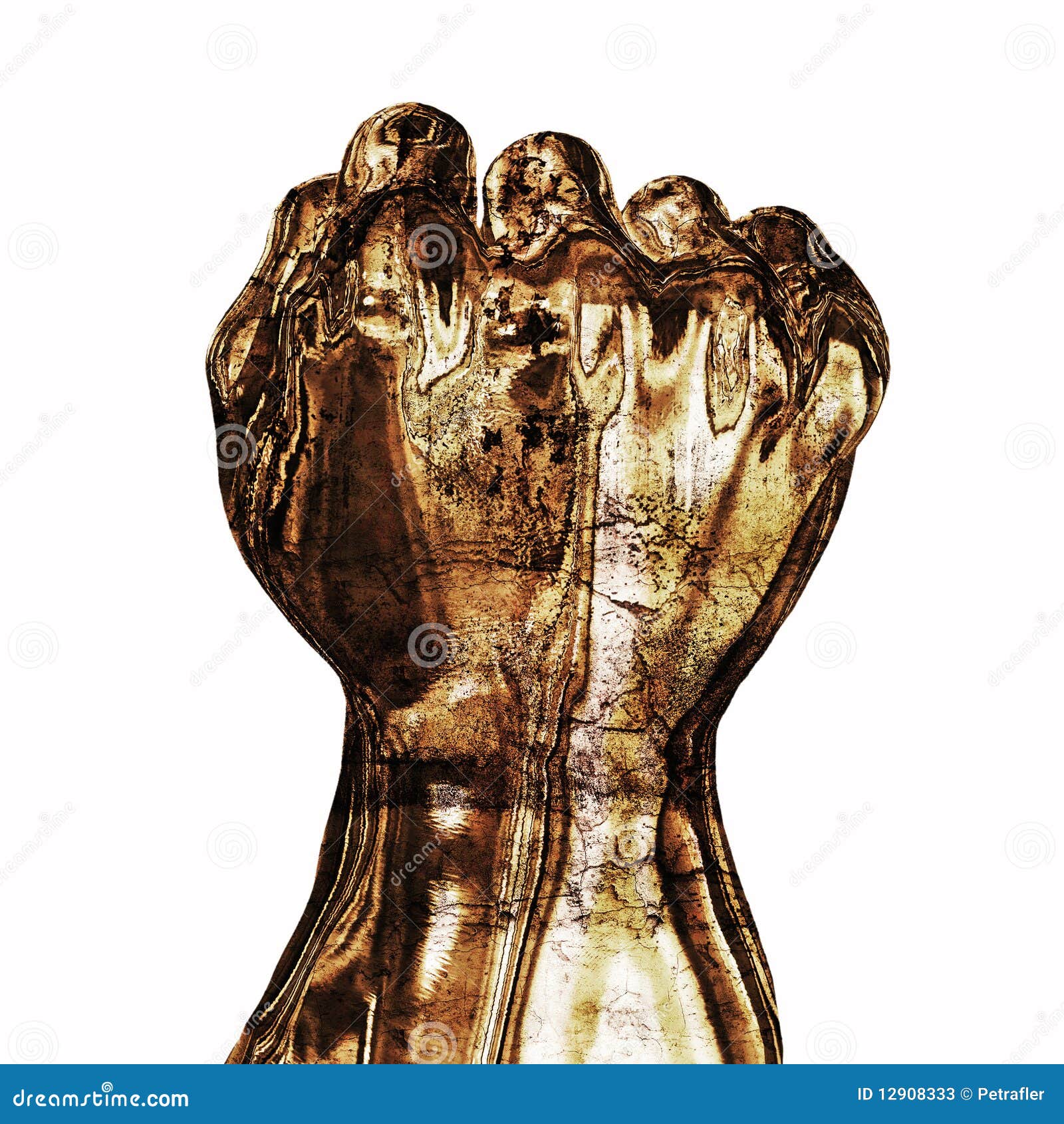 The Fist stock illustration. Illustration of futuristic - 12908333