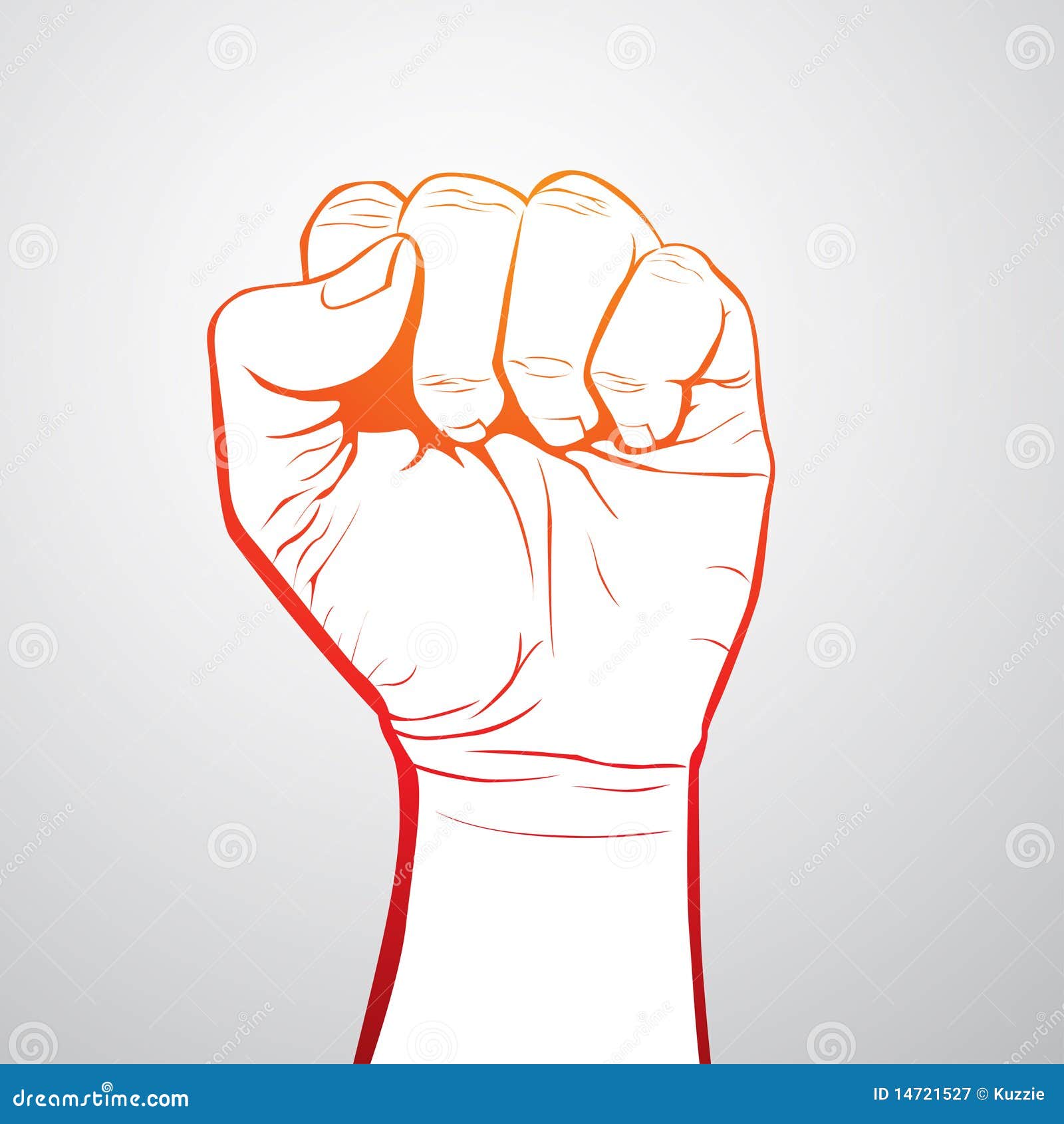 Fist stock vector. Illustration of human, strong, grasp - 14721527