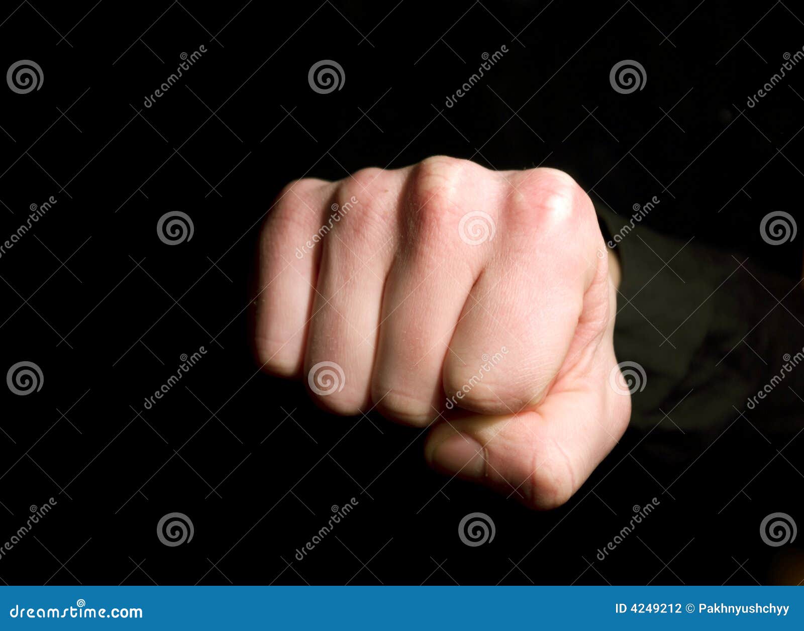 Fist stock photo. Image of problem, offense, attack, danger - 4249212