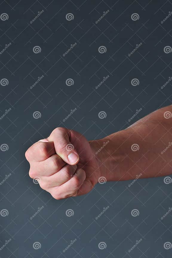 Fist of Anger stock photo. Image of fight, sign, anger - 7649204