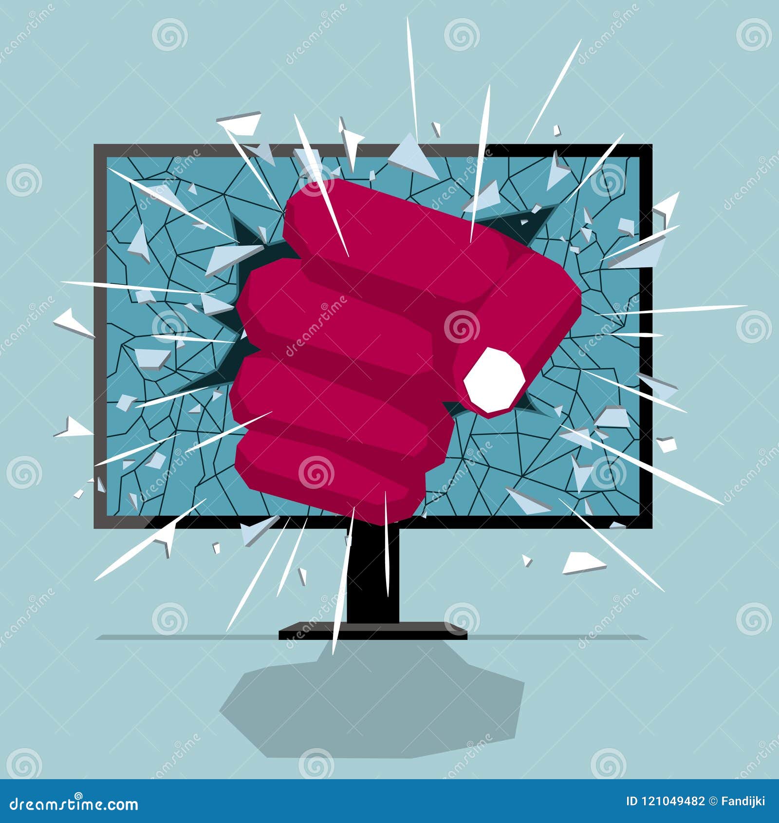 Fist Breaking Shackles, Scroll And American Sign Commemorating Freedom ...