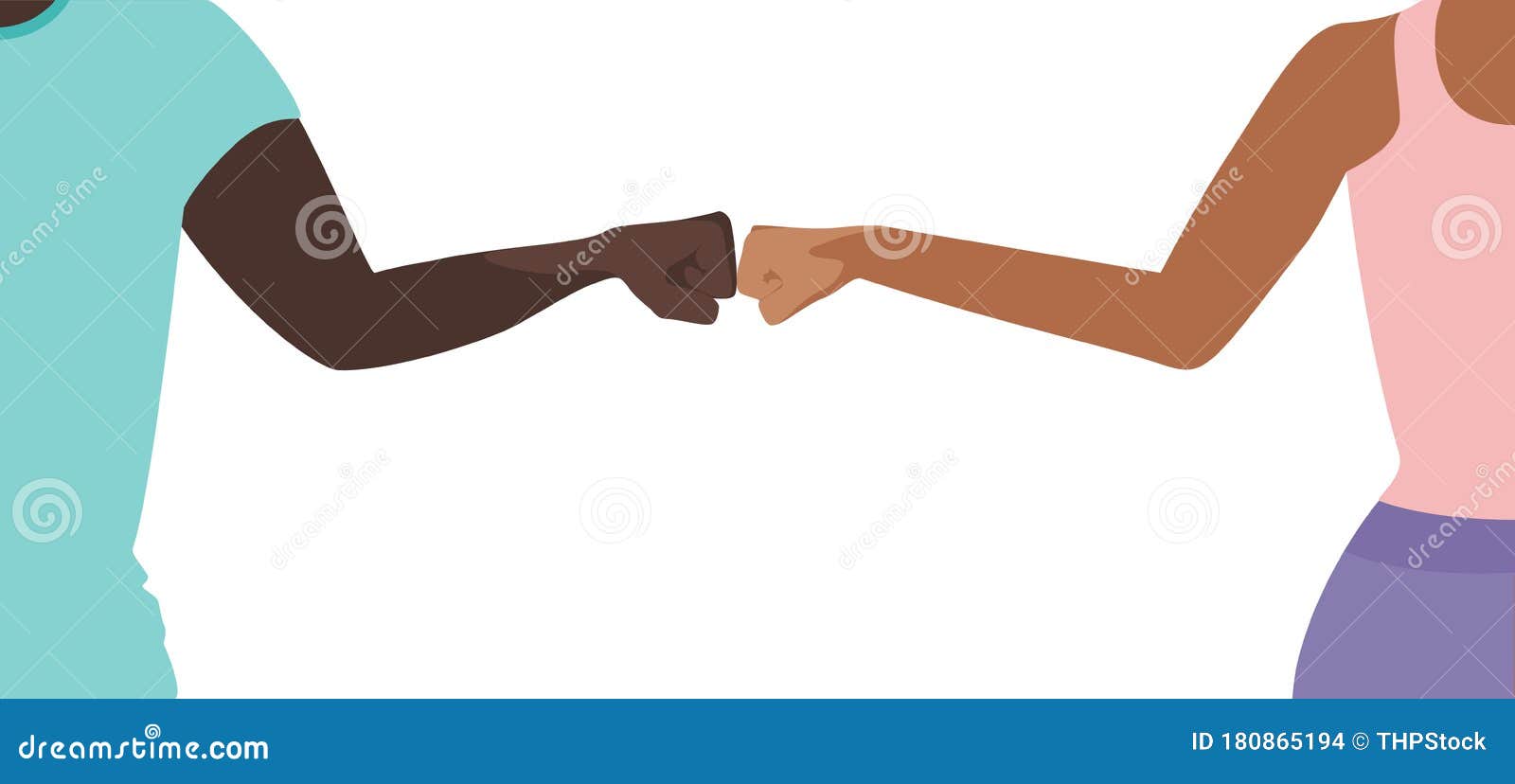 Fist Bump Vector stock vector. Illustration of community - 180865194