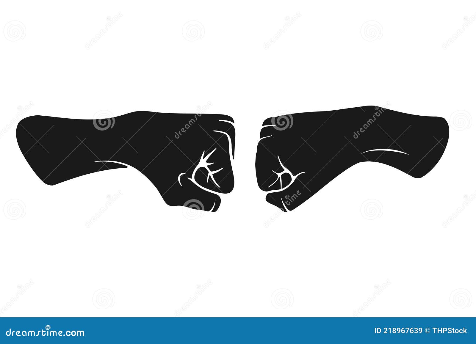 Fist Bump Icon Vector