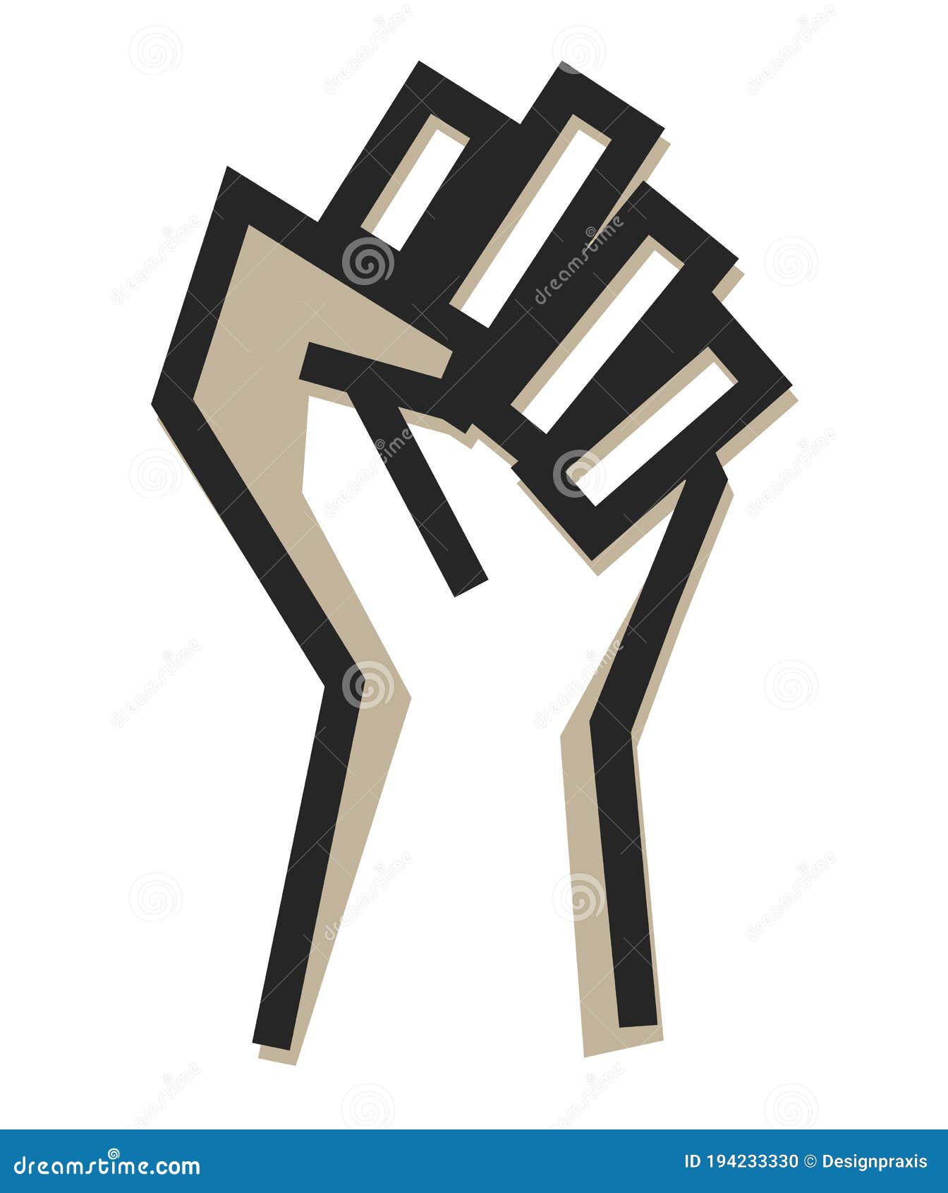 Fist Challenge Icon stock vector. Illustration of arms - 194233330