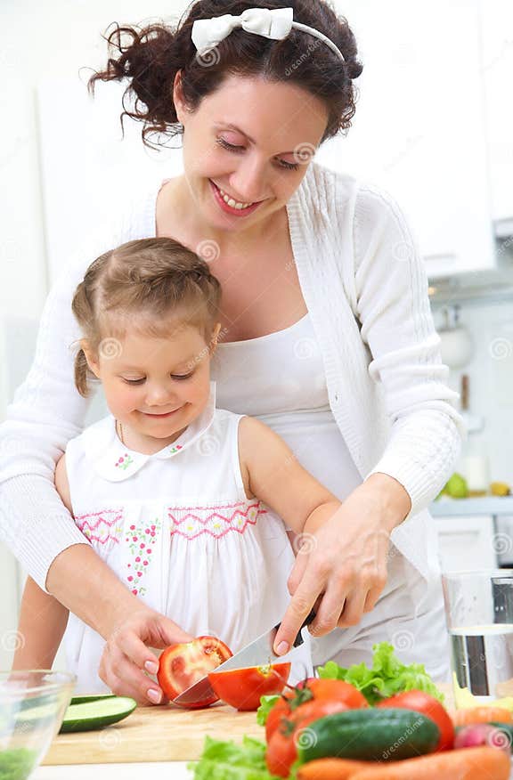 Fist cooking lesson stock photo. Image of adults, care - 27233974