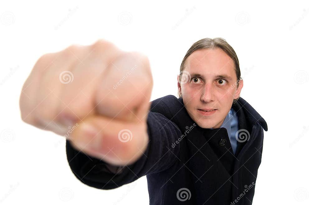 Fist in face stock image. Image of clench, angry, fingers - 13406041