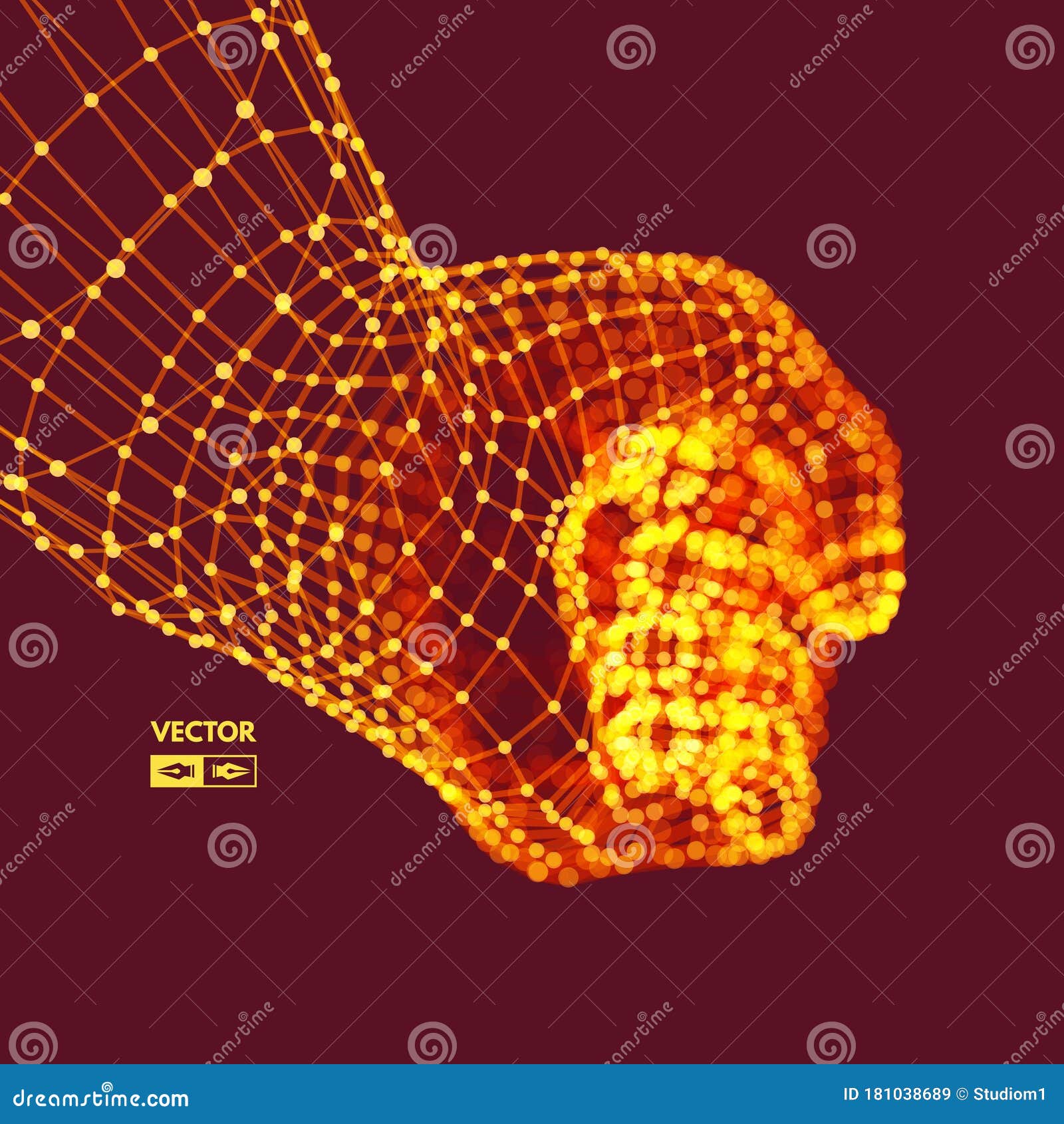 Fist. Fighting and Freedom Concept. Human Arm. Hand Model. Connection ...