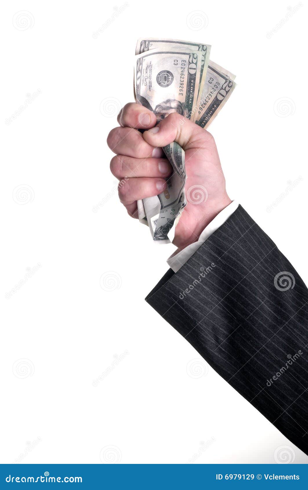 Fist full of money stock image. Image of dollars, money - 6979129